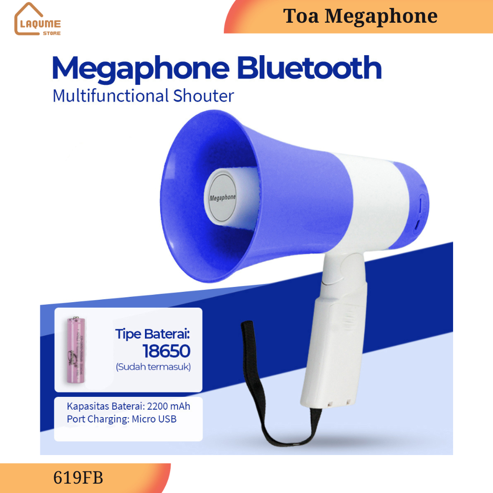 Jual Toa Megaphone Pengeras Suara Bluetooth Multifunctional Shouter 75 ...