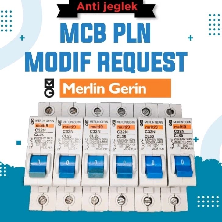 Jual mcb pln metlin gerin modifikasi anti jegglek seperti 10a modif 2a ...