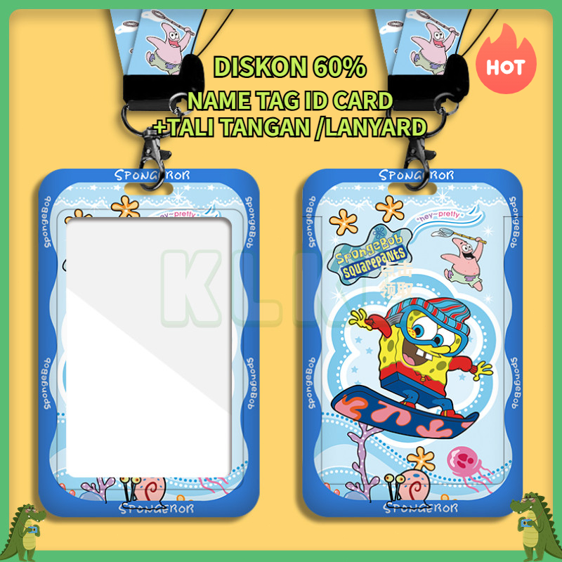 Jual KLKL Nametag Nama Papan Dada Kalung Id Card Gantungan Kartu Id ...