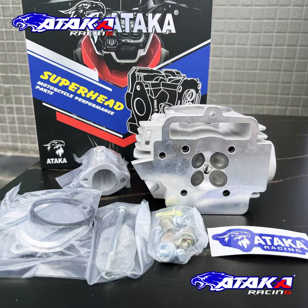 Jual ATAKA RACING head cylinder klep 4 grand porting CNC PNP C Series ...