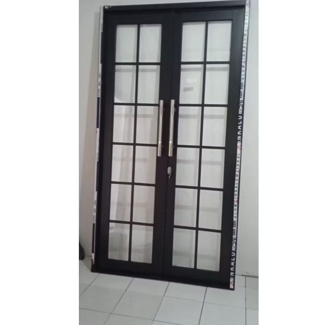 Jual pintu aluminium kaca dobel pilihan ukuran L160xT210 dan L120 x ...