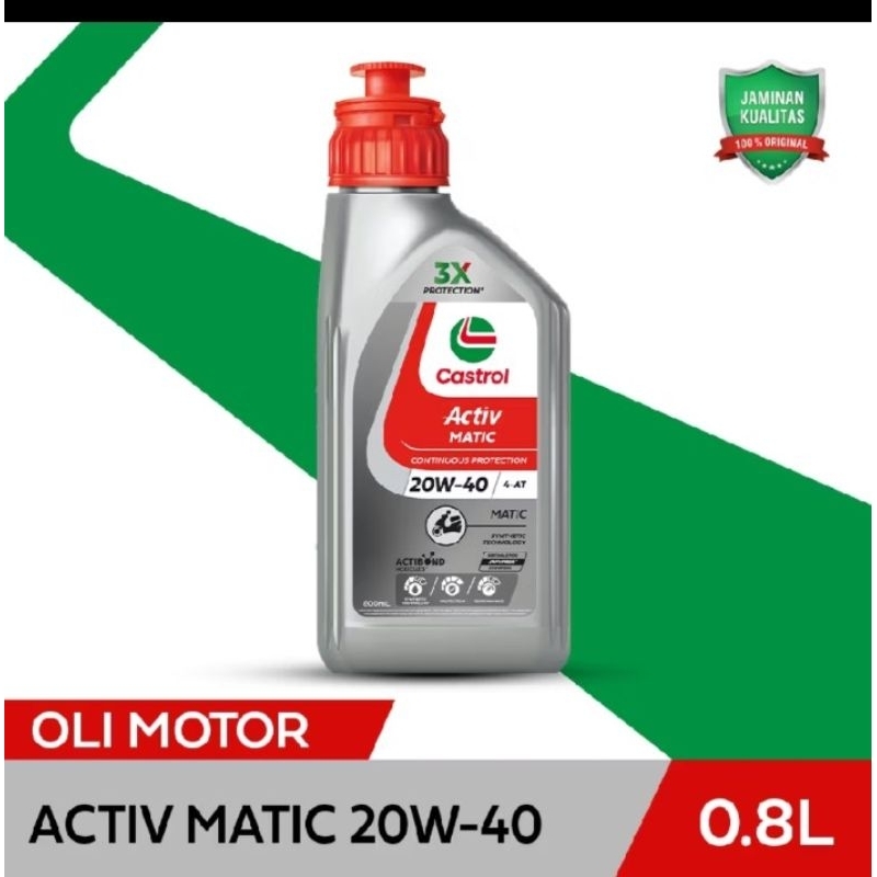Jual CASTROL ACTIVE MATIC 800ML | Shopee Indonesia