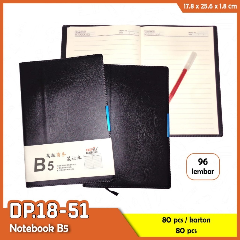 Jual [1 Pcs] Notebook Catatan Kerja B5 96 Lembar DP.18-51/ Buku Agenda ...