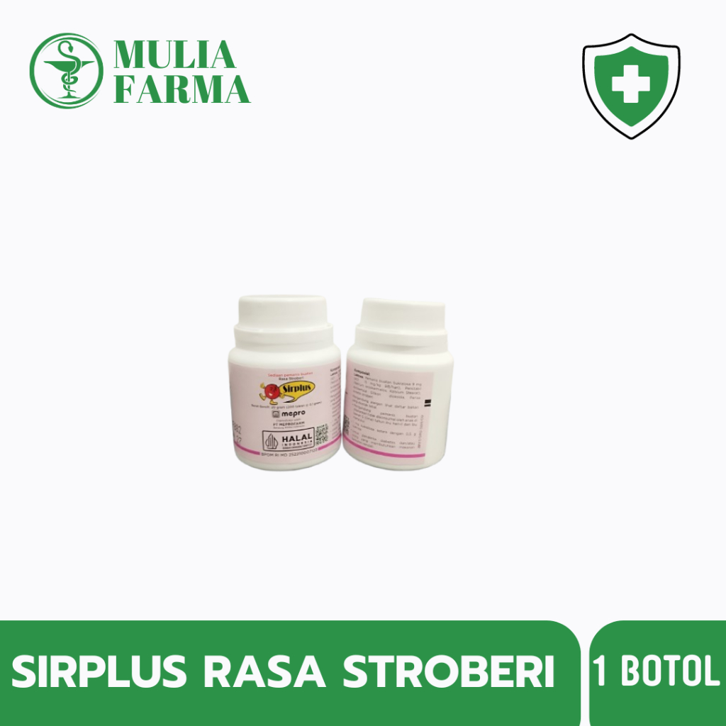 Jual Sirplus Tablet Rasa Stroberi / Pemanis Buatan / Gula untuk puyer ...