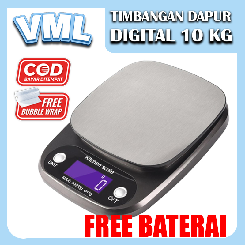 Jual Timbangan Dapur Digital 10kg Digital Kitchen Scale 10kg Timbangan Kue Timbangan Kopi ...