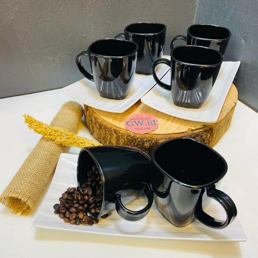 Jual Glassware. id^_^ ( 12/6 . Pcs) MUG KOPI MELAMINE 250ML / GELAS ...