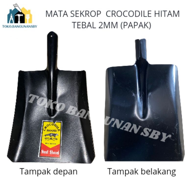 Jual MATA SEKROP/MATA SEKOP/MATA SKOP CROCODILE HITAM TEBAL 2MM ...