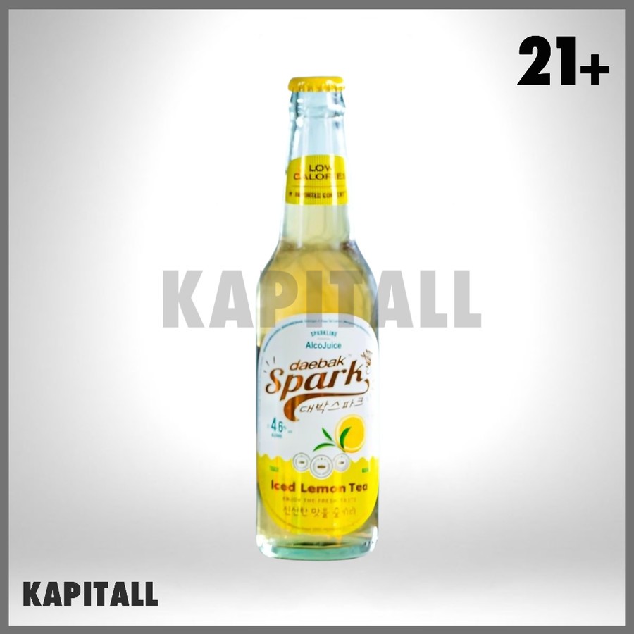 Jual BEER DAEBAK SPARK LEMON TEA 330ml | Shopee Indonesia
