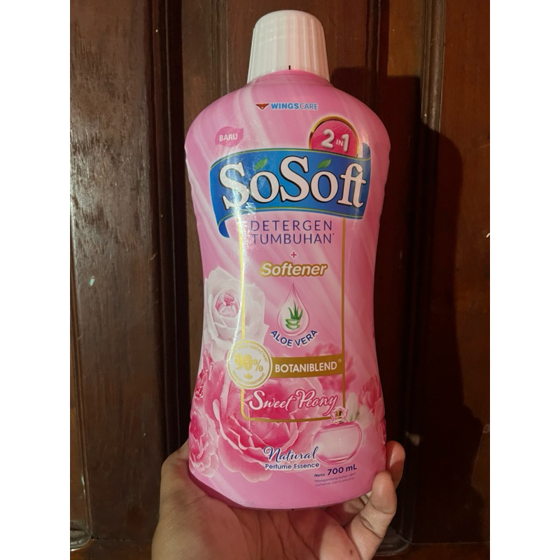 Jual Sosoft Detergent tumbuhan plus softener 700ml | Shopee Indonesia