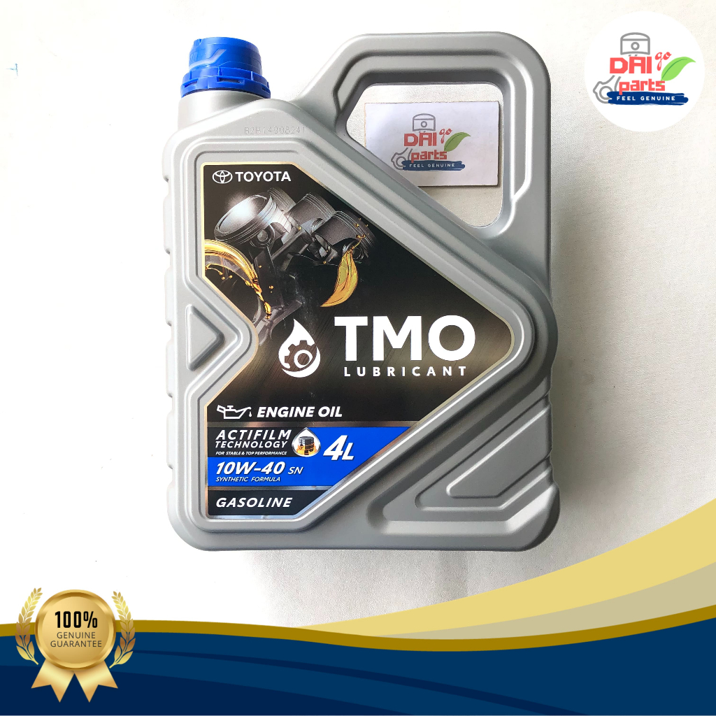 Jual Oli Mesin Bensin Toyota 10W-40 Synthetic - TMO (TOYOTA MOTOR OIL ...