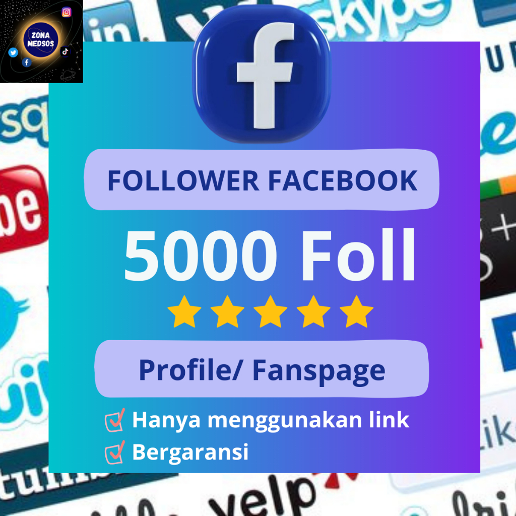 Jual Follower Facebook Permanen Follower Fb Pro Follower Fanspage Murah ...