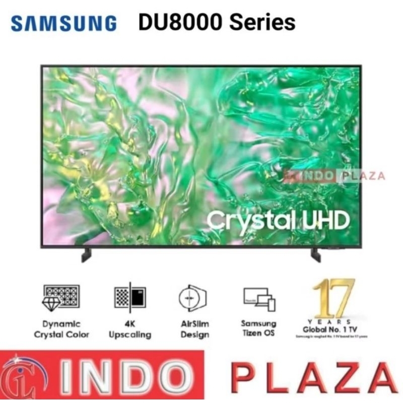Jual TV SAMSUNG 65 INCH SMART 4K CRYSTAL UHD UA65DU8000 NEW 2024 (KHUSUS MEDAN) | Shopee Indonesia