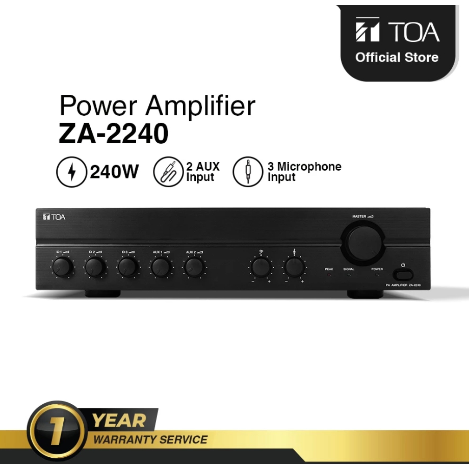 Jual TOA ZA-2240 Power Amplifier 240 W | Shopee Indonesia