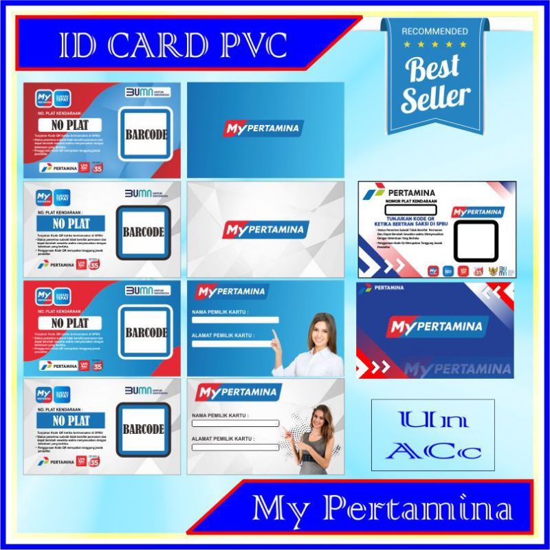 Jual Cetak Kartu My Pertamina Bahan PVC Berkualitas Costem Model | Shopee Indonesia