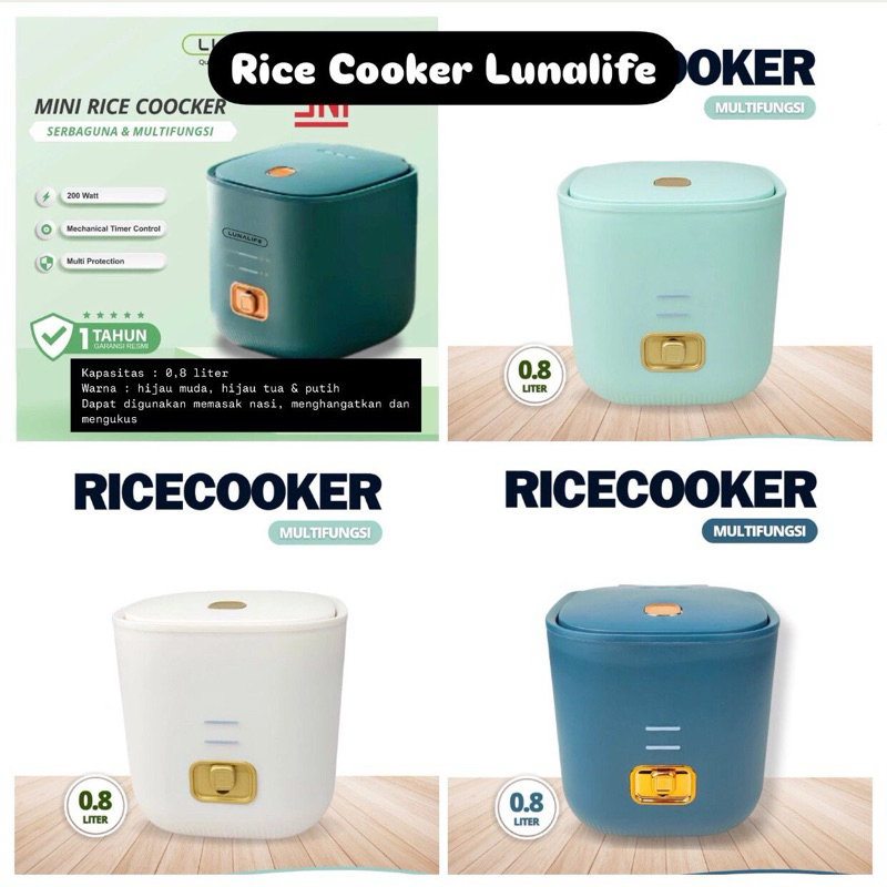 Jual rice cooker luna lifa UK 0'8L | Shopee Indonesia