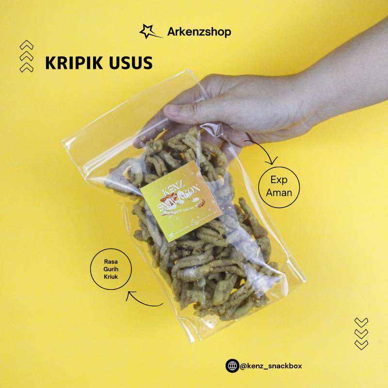 Jual Keripik Kripik Usus Ayam Snack Kiloan Cemilan Camilan Makanan ...