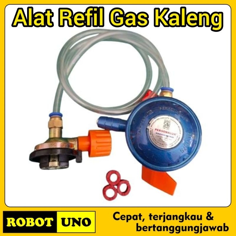 Jual Alat Pengisi Refil Ulang Gas Kaleng/ Portable Alat Refil Gas ...