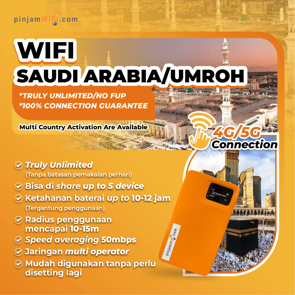 Jual Pinjam Wifi Sewa Modem Portable Saudi Arabia Harian - Wifi Arab ...