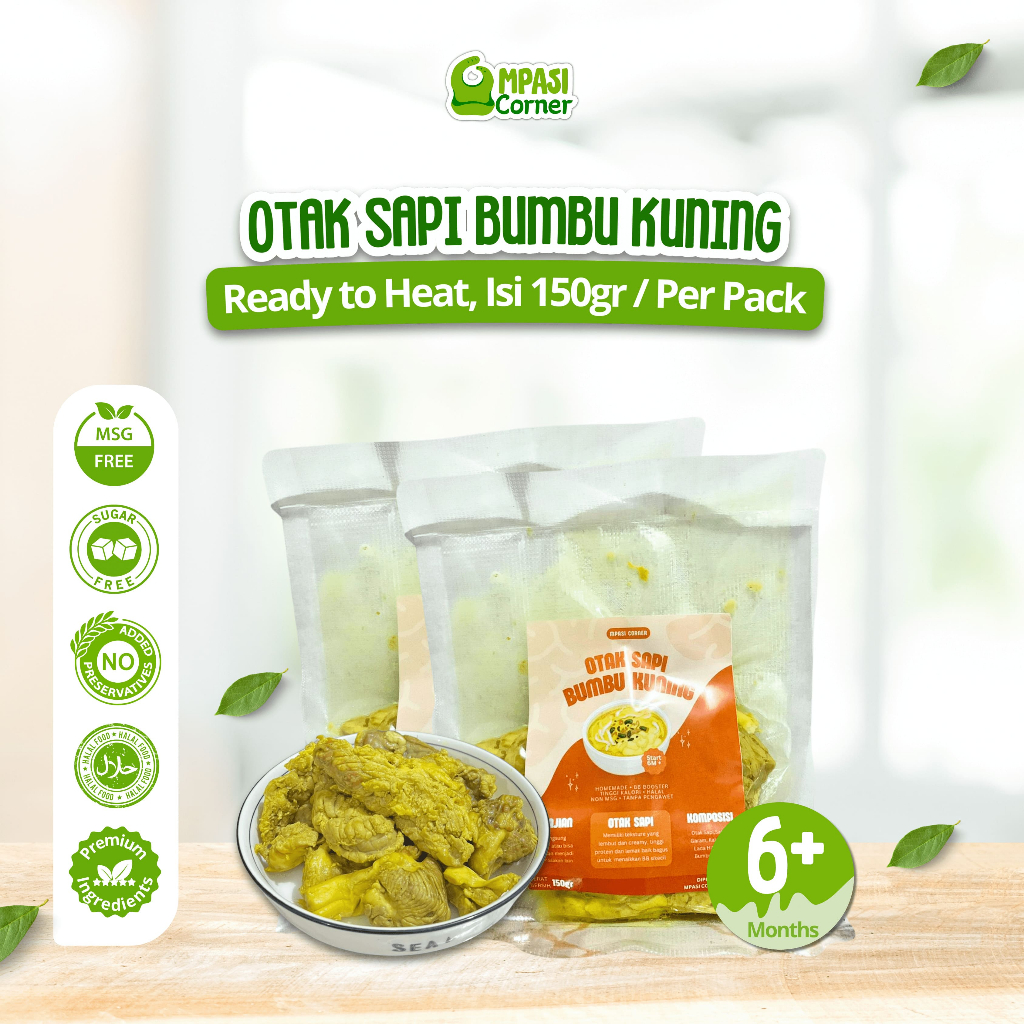 Jual Otak Sapi Bumbu Kuning - MPASI Corner | Shopee Indonesia