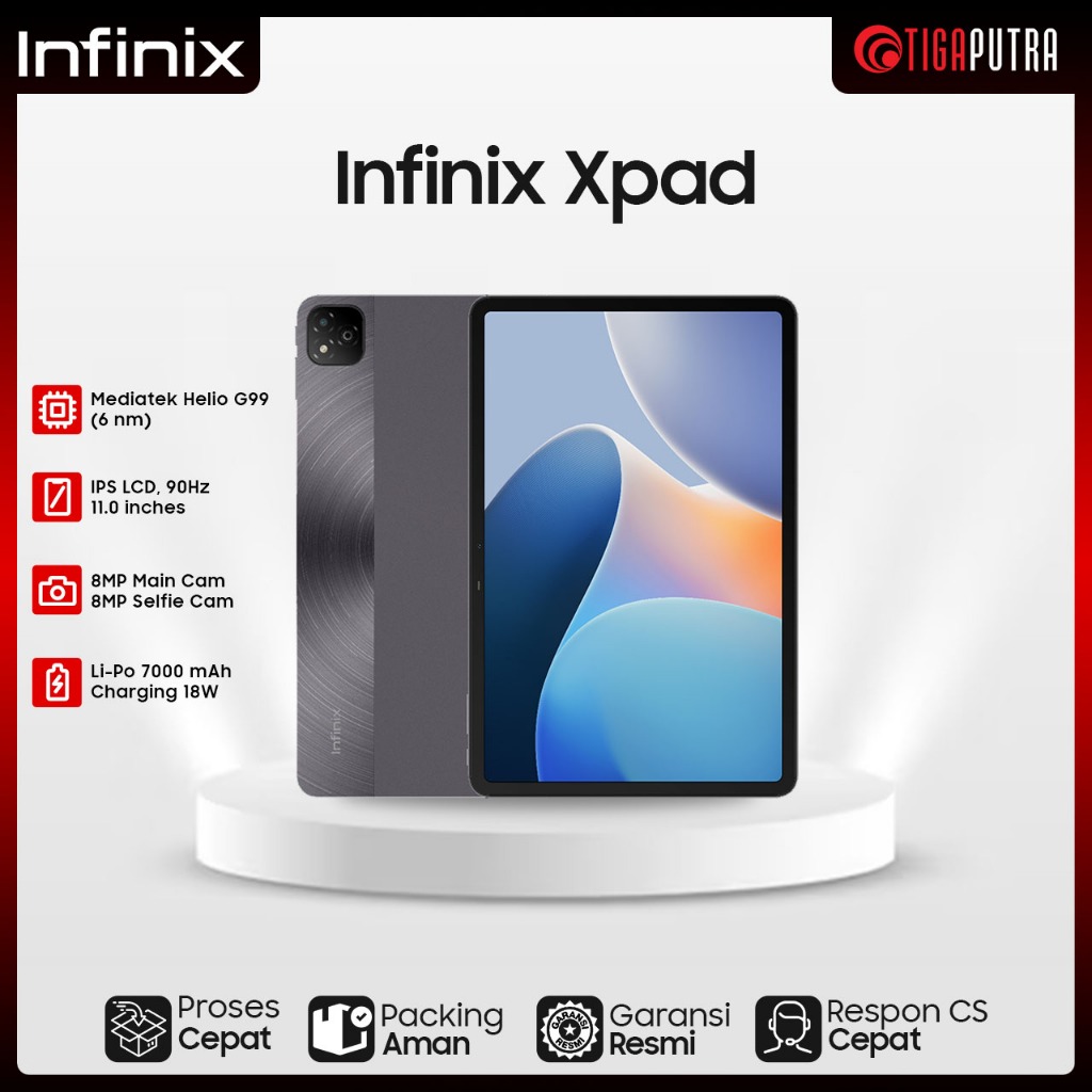 Jual Infinix Tab XPAD Wifi (Ram 4GB, Rom 256GB, 11" FHD+ Bright Display ...