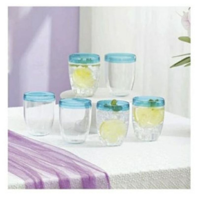 Jual Allegra steemles glass tupperware (6)/ gelas kristal tupperware ...