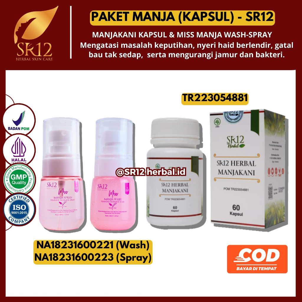Jual SR12 Manja SR12 / Manjakani / Program Hamil / Solusi Keputihan ...