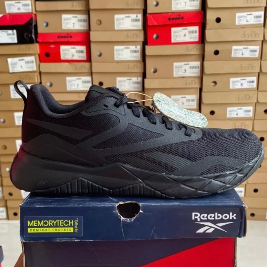 Jual Reebok NFX Trainer Men's Training Shoes Full Hitam Original 100% ...