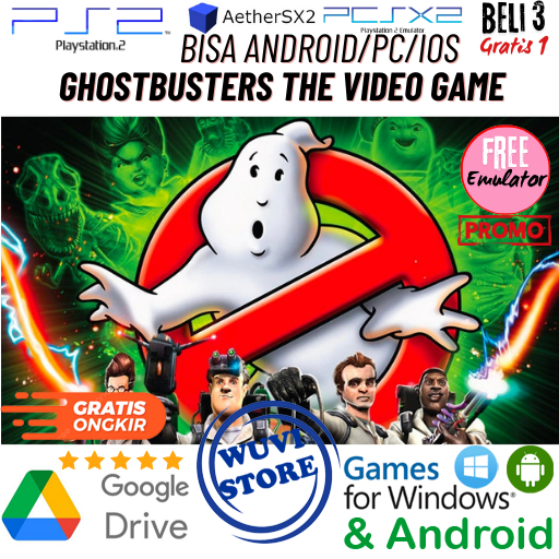 Jual PS 2 Ghostbusters The Video Game | Bisa di PC / Android / IOS Plus Emulator | Beli 3 Gratis ...