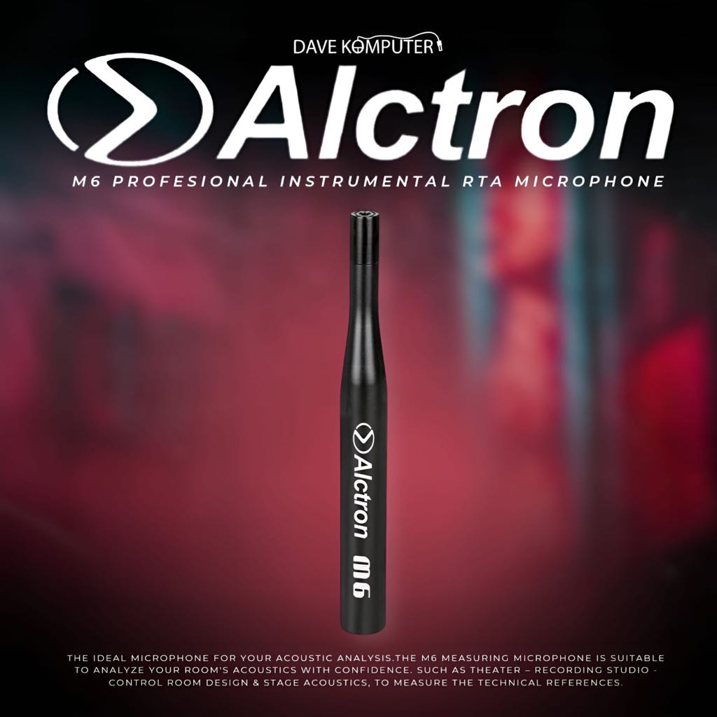 Jual Alctron M6 Professional Instrumental RTA Microphone | Shopee Indonesia