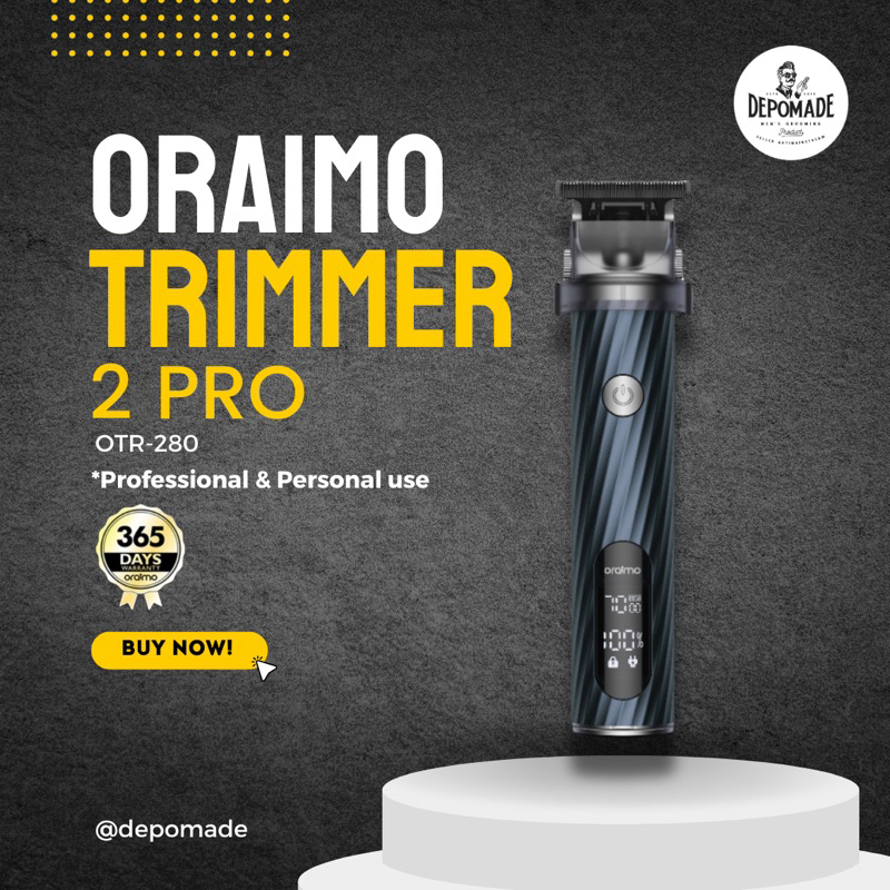 Jual Oraimo Smart Trimmer 2 Pro OTR-280 Hair Clipper Shaver Grooming Cukuran Rambut (barbershop ...