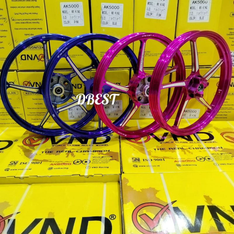 Jual NEW VELG VND AK 5000 PALANG 5 MX KING VELG VND AK5000 PALANG 5 UK ...