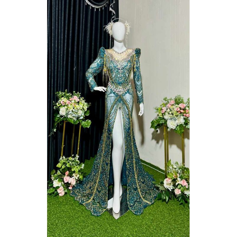 Jual kebaya belah ekor premium rumbay | Shopee Indonesia