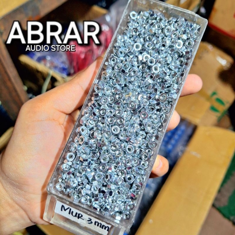 Jual MUR M3 M4 Mur Baut JP 3mm 4mm (isi 100) MUR SAJA | Shopee Indonesia