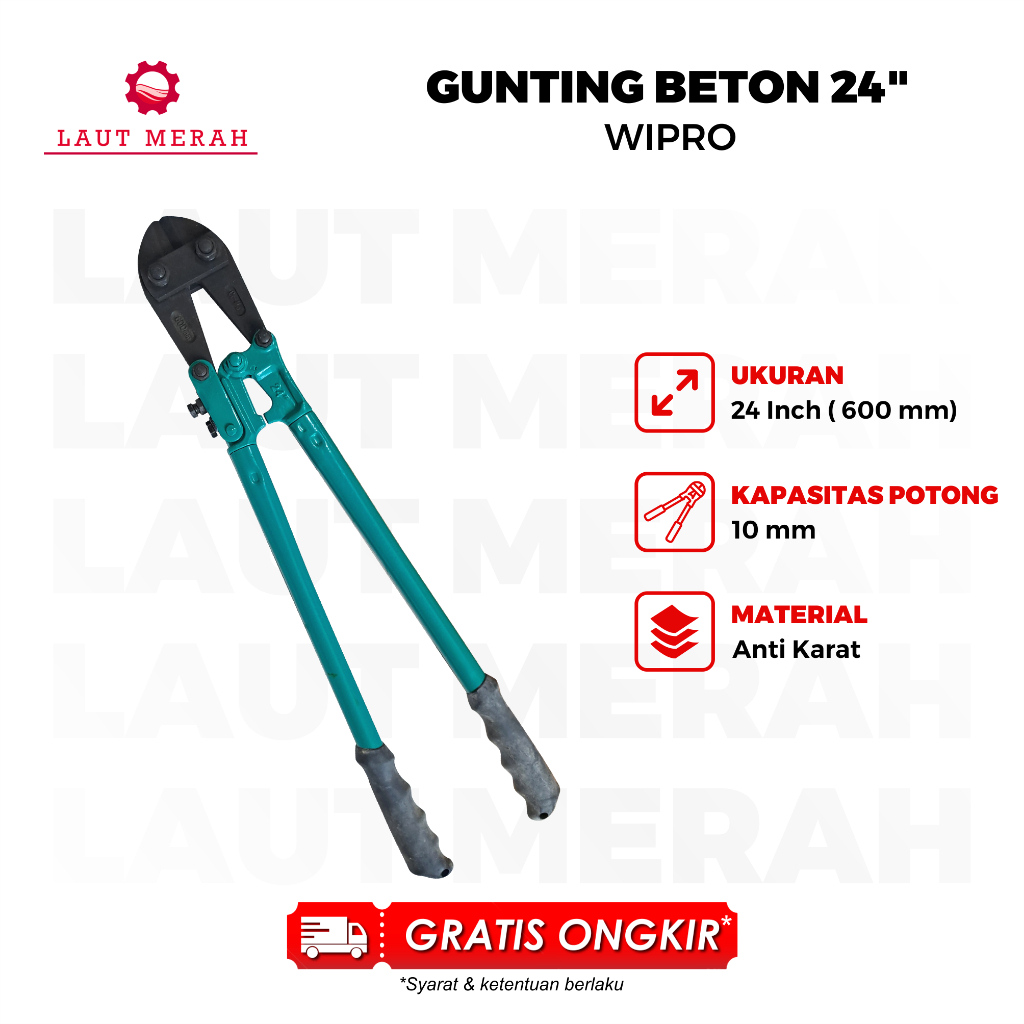 Jual Gunting Beton 24" WIPRO Bolt Cutter Gembok Rantai Besi Heavy Duty ...