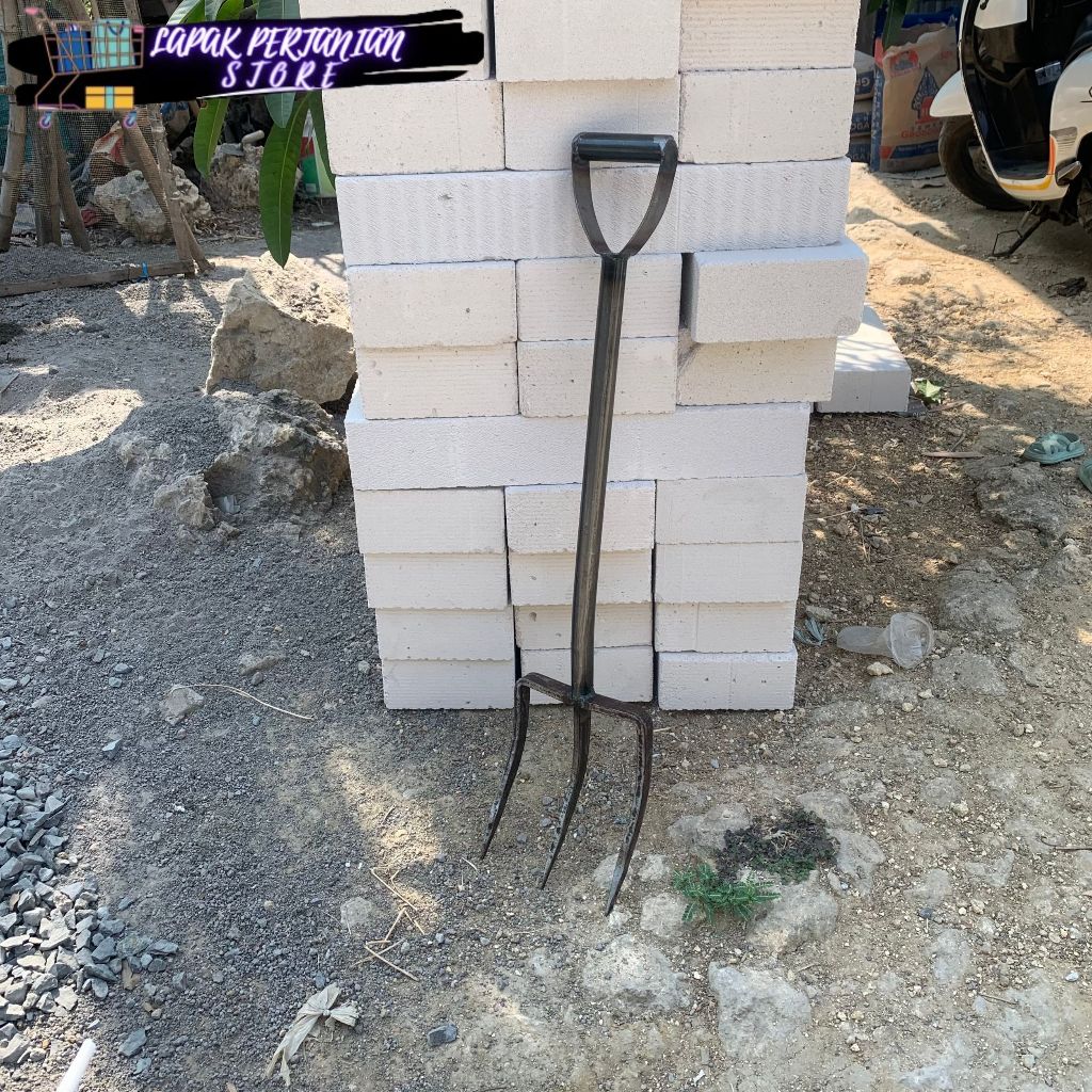 Jual (PREMIUM) Garpu Tanah Injak Full Baja Super Tebal 2,5 Cm - Garpu ...