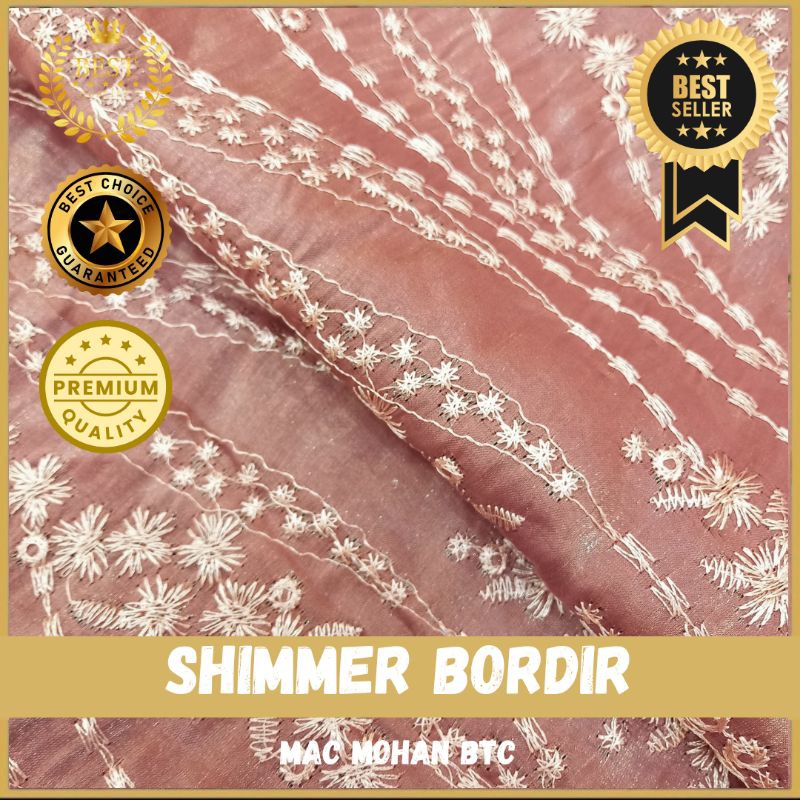 Jual KAIN SHIMMER BORDIR / SHIMMER BORDIR / SHIMMER MOTIF / SERAGAM ...