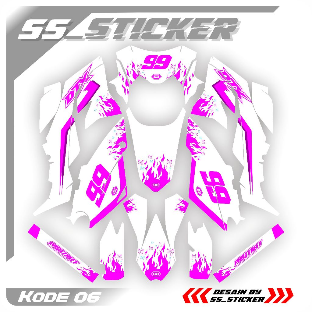 Jual Decal Sticker Full Body Kawasaki Dtracker - Bisa ganti nama sama ...
