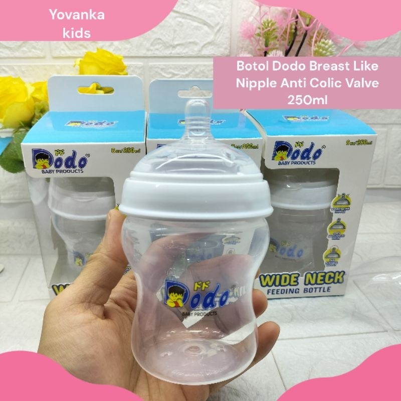 Jual Botol Susu Dodo Natural Wideneck Breast Like Flexible Nipple Soft ...