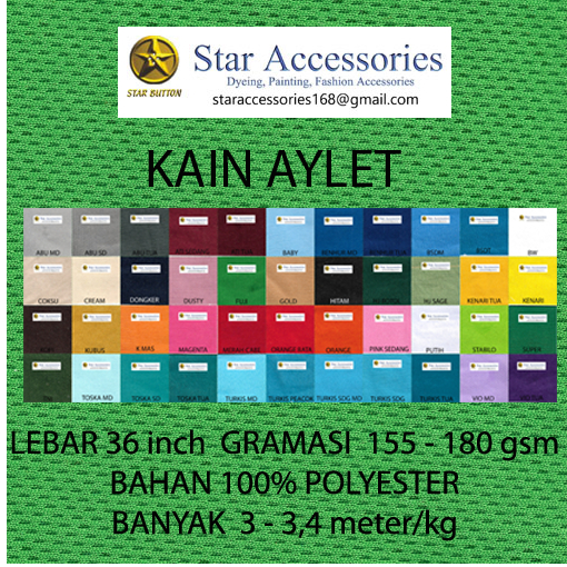 Jual 1kg KAIN AYLET / DRYFIT JERSEY / BAJU OLAHRAGA | Shopee Indonesia