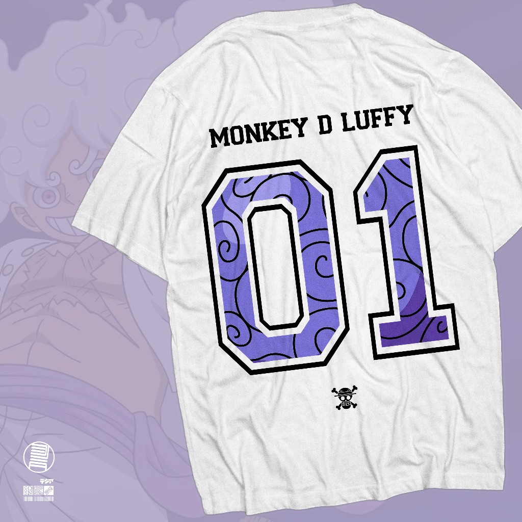 Jual Kaos Monkey D Luffy Bajak Laut Topi Jerami Sun God Nika One Piece ...