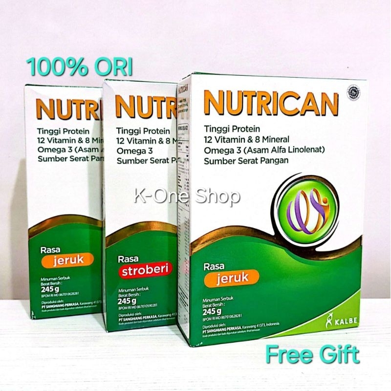 Jual Kalbe Suplemen Minuman Serbuk Susu NUTRICAN Nutrisi Tinggi Energi ...