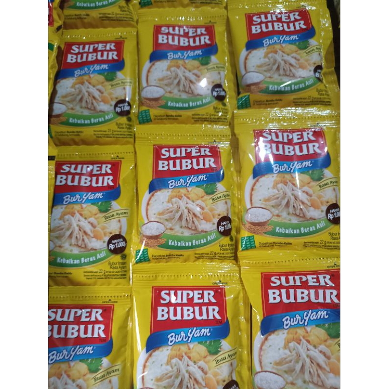 Jual 2 RENCENG SUPER BUBUR BURYAM (2 RENCENG 20 BKS) | Shopee Indonesia