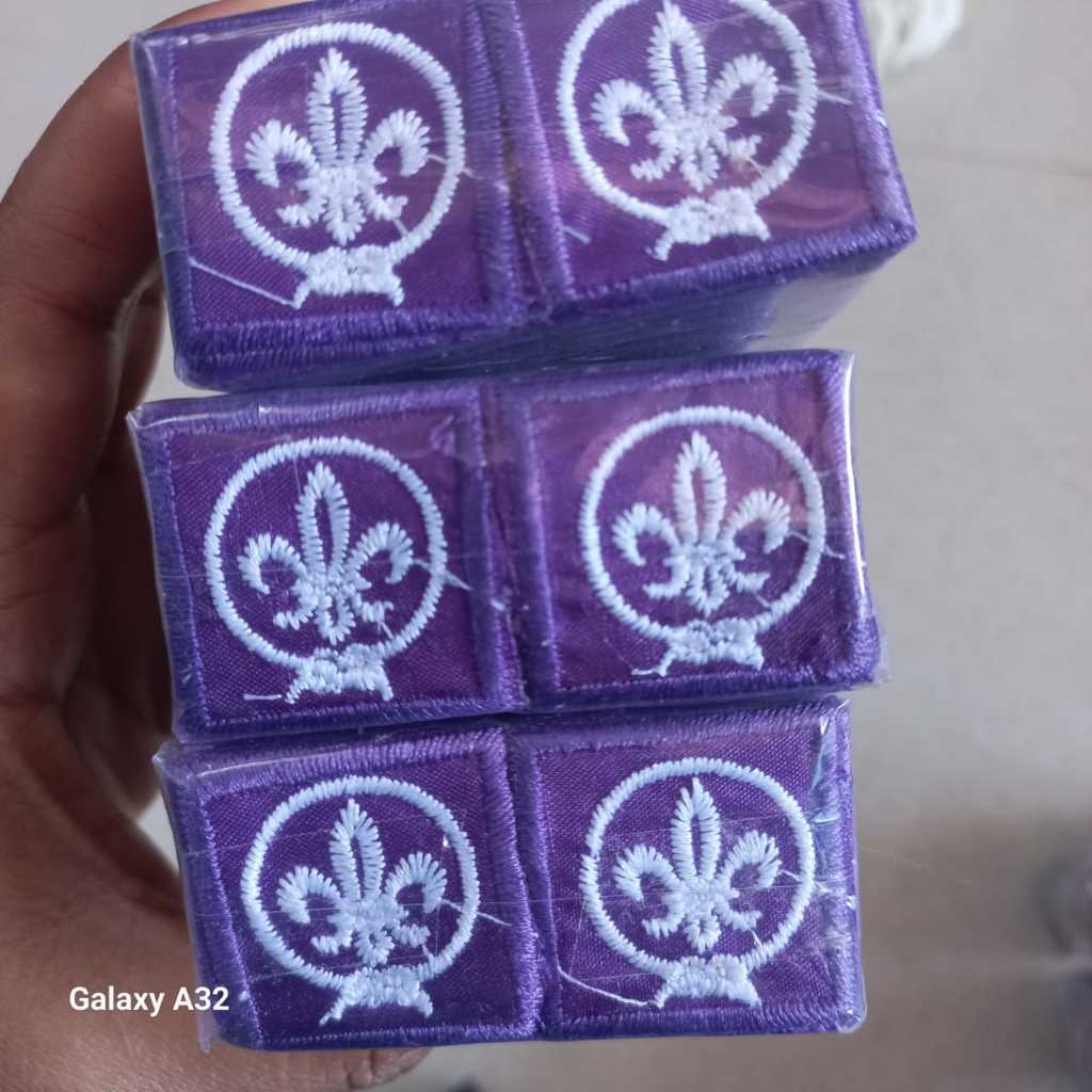 Jual Badge wosm / pandu pramuka terbaru 100 biji bordir | Shopee Indonesia