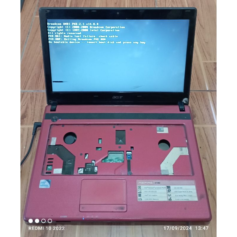 Jual Laptop Acer Aspire 4738Z series Intel Pentium DDR3 Mesin normal ...