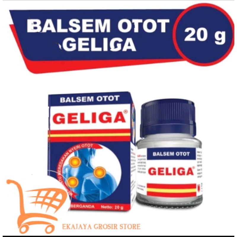 Jual Balsem otot Geliga 20 gr 1 Lsn isi 12 | Shopee Indonesia