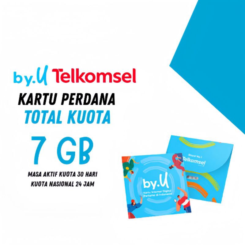 Jual Kartu Perdana Byu Kuota 9 GB Nasional 24 Jam FRESH 30 Hari ...