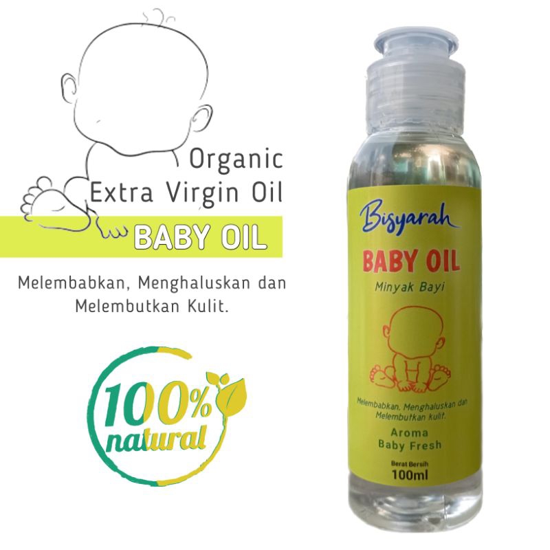 Jual Bisyarah | Baby Oil Minyak Bayi 100ml Melembabkan Melembutkan dan ...