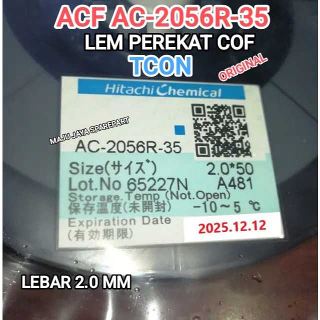 Jual lem acf ac 2056 LEM ACF 7206 MATA SOLDER T LEM LCD LEBAR 2 MM / LEM IC COF LCD TV | Shopee ...