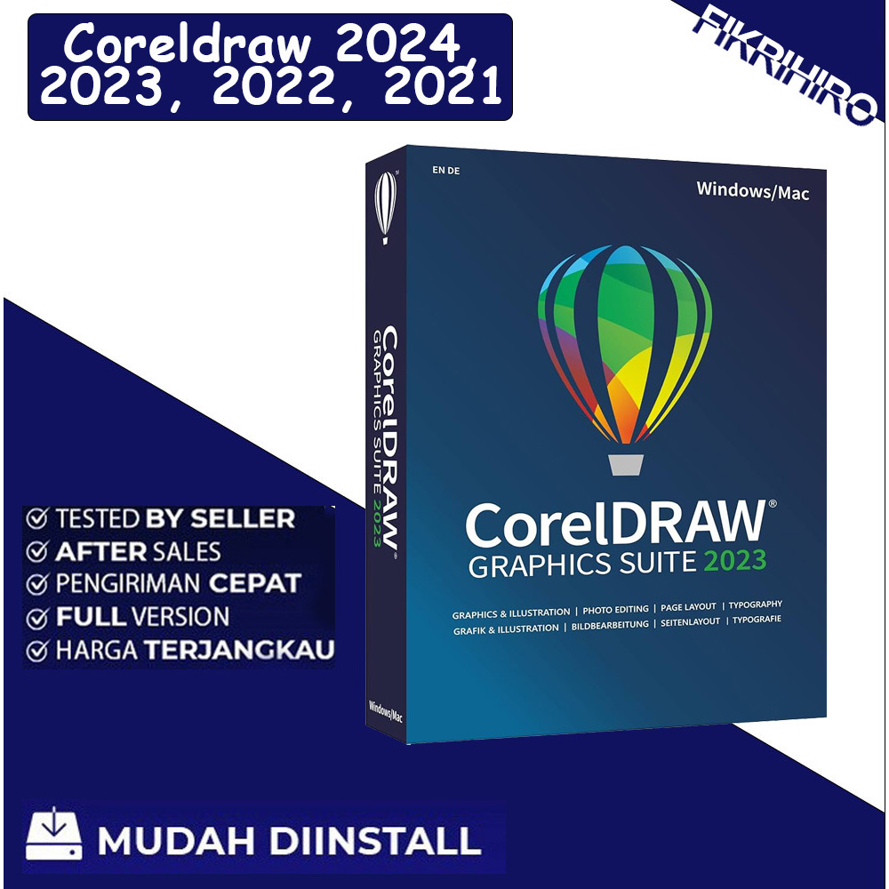 Jual CorelDraw Graphic Suite 2024 2023 2022 2021 Permanen Win | Shopee ...