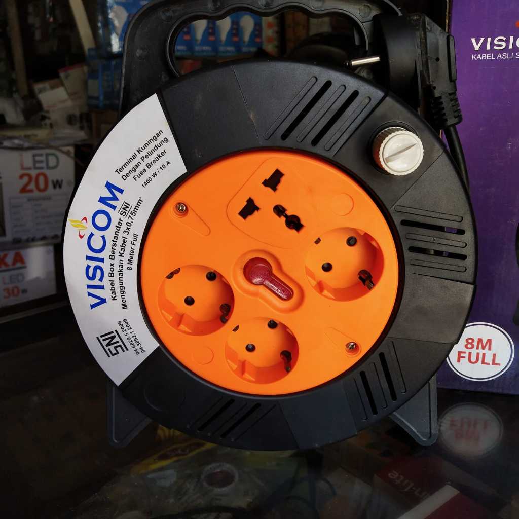 Jual Kabel Roll / Kabel Box Visicom Model VSC-RB48 Dengan Saklar ...